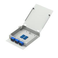 China 12 Cores SC UPC Fiber Optic Terminal Box Wall Mount Cold Rolled Steel FTTX for sale