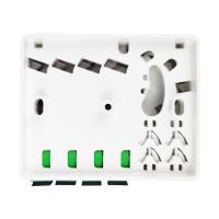 China SC/APC Gray 4 Cores Plastic Fiber Optic Faceplate Socket Panel for Indoor Network FTTH for sale