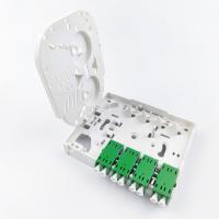 China Network None 4 Cores Fiber Optic Faceplate Socket Panel for Indoor FTTH Installation for sale