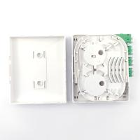 China Network None 4 Cores Fiber Optic Faceplate Socket Panel for Indoor FTTH Installation for sale