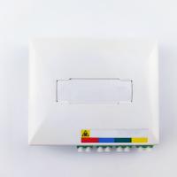 China Network None 4 Cores Fiber Optic Faceplate Socket Panel for Indoor FTTH Installation for sale