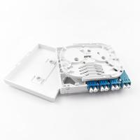 China -Made Gray/White 4 Cores LC UPC Plastic Fiber Optic Faceplate Socket Panel for Indoor for sale