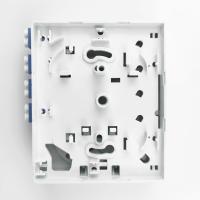 China -Made Gray/White 4 Cores LC UPC Plastic Fiber Optic Faceplate Socket Panel for Indoor for sale
