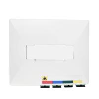 China SC/APC 4 Port Fiber Optic Socket Panel 102x82x32mm Indoor FTTH Network for sale