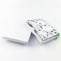 China 5 -Made LC APC Plastic Fiber Optic Faceplate Socket Panel for Indoor in FTTH Network for sale