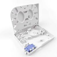 China FTTH Network Indoor Installation 2 Cores Fiber Optic Faceplate Socket Panel with 5- for sale