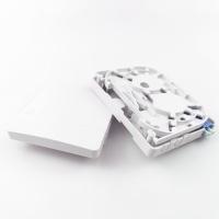 China FTTH Network Indoor Installation 2 Cores Fiber Optic Faceplate Socket Panel with 5- for sale
