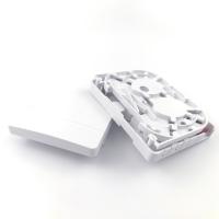 China Direct 2 Cores UPC Fiber Optic Faceplate Socket Panel FC Plastic for Indoor Network for sale