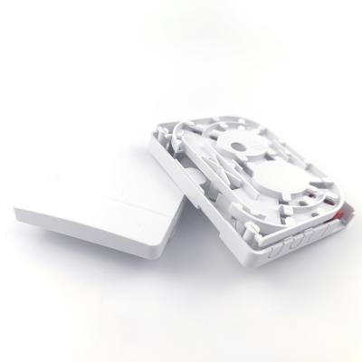 China Direct 2 Cores UPC Fiber Optic Faceplate Socket Panel FC Plastic for Indoor Network for sale