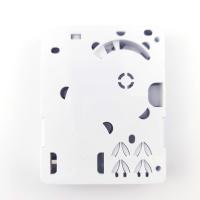 China FTTH Network Indoor Wall Mounted FC APC Plastic Fiber Optic Faceplate Socket Panel 2 Cores for sale