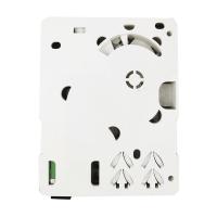 China 2 Cores SC APC Plastic Fiber Optic Faceplate Socket Panel for Indoor in FTTH Network for sale