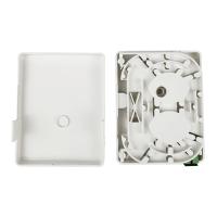China 2 Cores SC APC Plastic Fiber Optic Faceplate Socket Panel for Indoor in FTTH Network for sale