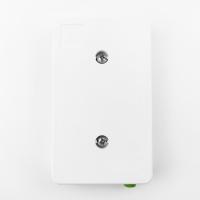 China Wall Mounted 2 Port FC APC Fiber Optic Faceplate Socket Panel ABS 116x71x19mm for sale