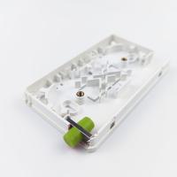 China Wall Mounted 2 Port FC APC Fiber Optic Faceplate Socket Panel ABS 116x71x19mm for sale
