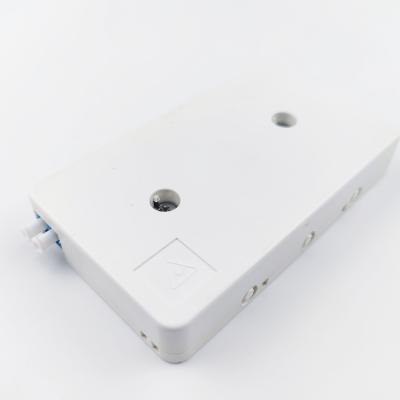 China LC UPC Plastic Fiber Optic Faceplate Socket Panel 2 Cores for Networks Used in FTTH for sale
