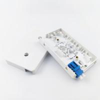 China LC UPC Plastic Fiber Optic Faceplate Socket Panel 2 Cores for Networks Used in FTTH for sale