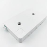 China FTTH Network Fiber Optic Cable Socket Panel 2 Cores LC APC Plastic Faceplate 116*69*19 mm for sale