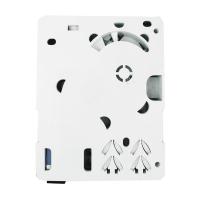 China FTTH Network Feature Used 2 Cores UPC Plastic Fiber Optic Faceplate Socket Panel Indoor for sale