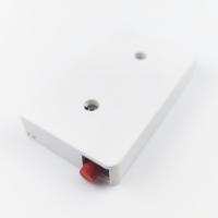 China 2 Cores UPC Plastic Fiber Optic Faceplate Socket Panel for FTTH Network in White/Gray for sale