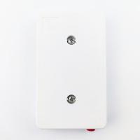 China 2 Cores UPC Plastic Fiber Optic Faceplate Socket Panel for FTTH Network in White/Gray for sale