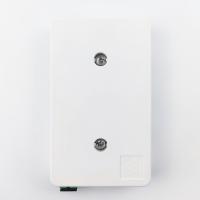 China 2 Cores SC APC Plastic Fiber Optic Faceplate Socket Panel for Indoor Network FTTH Cables for sale