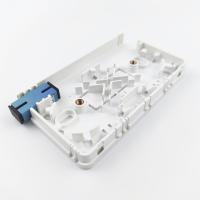 China SC UPC Plastic Fiber Optic Faceplate Socket Panel for 2 Cores Indoor FTTH Network Cable for sale