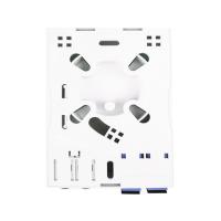 China 2 Cores UPC Plastic Fiber Optic Faceplate Socket Panel for Wall Mounted Installation for sale