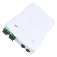 China 2 Cores SC APC Plastic Fiber Optic Faceplate Socket Panel for Indoor in FTTH Network for sale