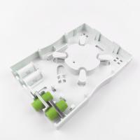 China 2 Port FC/APC Plastic Fiber Optic Faceplate Socket Panel 125x82x26mm for Indoor LAN for sale