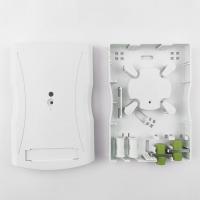 China 2 Port FC/APC Plastic Fiber Optic Faceplate Socket Panel 125x82x26mm for Indoor LAN for sale