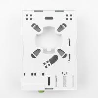 China 2 Port FC/APC Plastic Fiber Optic Faceplate Socket Panel 125x82x26mm for Indoor LAN for sale