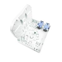 China Network Gray 2 Cores UPC Plastic Fiber Optic Faceplate Socket Panel SC for Indoor for sale