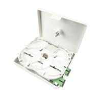 China SC APC Plastic Fiber Optic Faceplate Socket Panel 2 Cores for Indoor and FTTH Network for sale