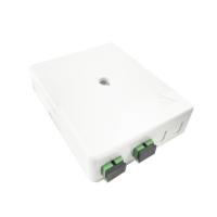 China SC APC Plastic Fiber Optic Faceplate Socket Panel 2 Cores for Indoor and FTTH Network for sale