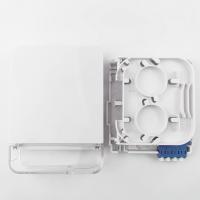 China 2 Cores LC/UPC Plastic Fiber Optic Face Plate Socket Panel for Indoor in FTTH Network for sale