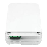 China 2 Cores SC APC Plastic Fiber Optic Face Plate Socket Panel for Indoor in FTTH Network for sale