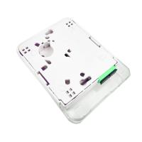 China 2 Cores SC APC Plastic Fiber Optic Face Plate Socket Panel for Indoor in FTTH Network for sale