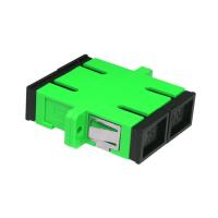 China 2 Cores SC APC Plastic Fiber Optic Face Plate Socket Panel for Indoor in FTTH Network for sale