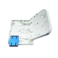 China SC UPC Plastic Fiber Optic Face Plate Socket Panel for Indoor FTTH Network Installation for sale