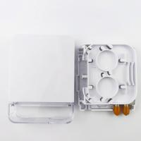 China FTTH Network Indoor APC Plastic Fiber Optic Face Plate Socket Panel 2 Cores ST with 5 for sale
