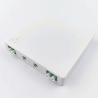 China 2 Cores LC APC Plastic Faceplate Fiber Optic Socket Panel for Indoor in FTTH Network for sale