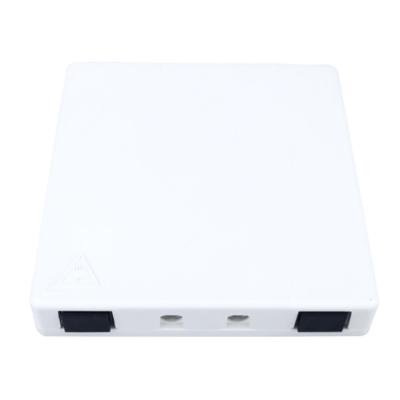 China 2 Cores UPC Plastic Fiber Optic Faceplate Socket Panel for Indoor in FTTH Network for sale