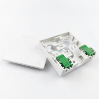 China Best 2 Cores LC APC Plastic Fiber Optic Faceplate Socket Panel for Wired LAN Network 5 for sale