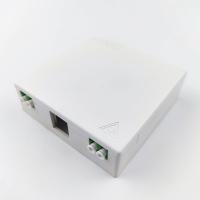 China Best 2 Cores LC APC Plastic Fiber Optic Faceplate Socket Panel for Wired LAN Network 5 for sale