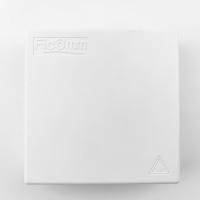 China 2 Port FC UPC Plastic Fiber Optic Faceplate Socket Panel 85x85mm for Indoor FTTH Network for sale