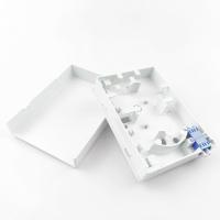 China 5 LC UPC Plastic Fiber Optic Faceplate Socket Panel 2 Cores for Indoor in FTTH Network for sale