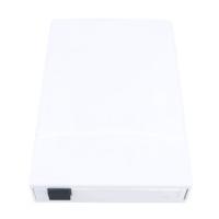 China 5 2 Cores SC UPC Plastic Fiber Optic Faceplate Socket Panel for Indoor FTTH Network for sale