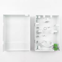 China 2 Cores FC/APC Plastic Fiber Optic Faceplate Socket Panel for Indoor FTTH Network for sale
