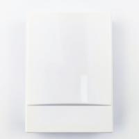 China 2 Cores FC/APC Plastic Fiber Optic Faceplate Socket Panel for Indoor FTTH Network for sale