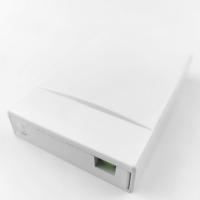 China 2 Cores FC/APC Plastic Fiber Optic Faceplate Socket Panel for Indoor FTTH Network for sale